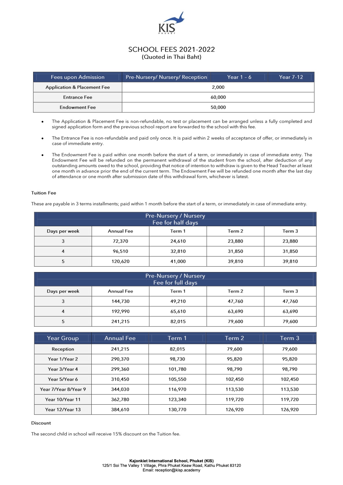 School Fees – KISP Academy