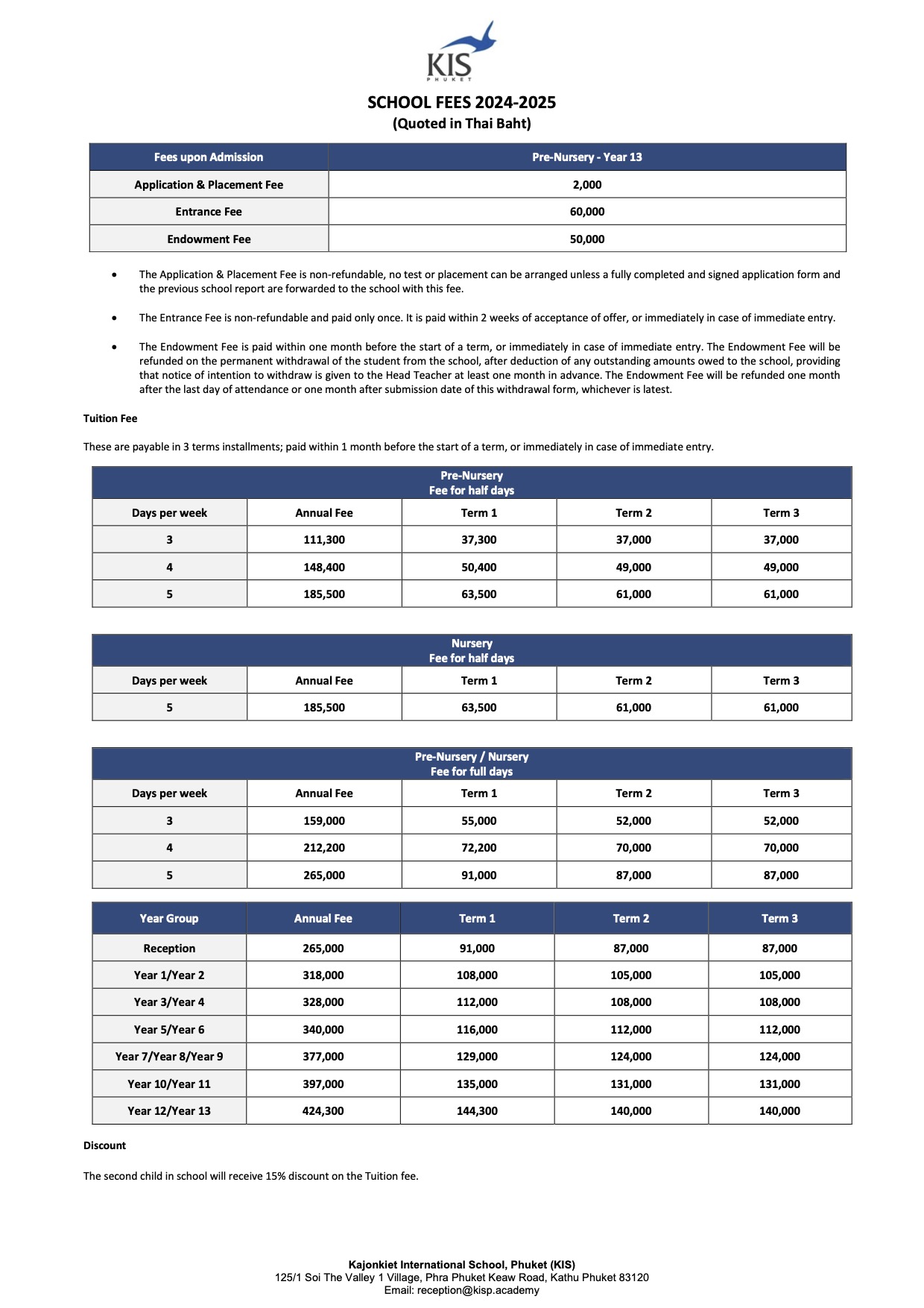 School Fees – KISP Academy
